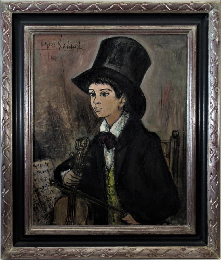 Jacques LaLande - Le Jeune Violoniste (The Young Violinist) For Sale at ...