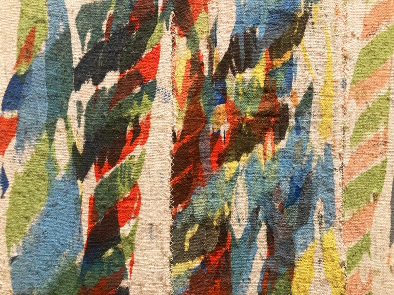 Jacques Lamy Contemporary Art "Painted Textile For Sale at 1stDibs