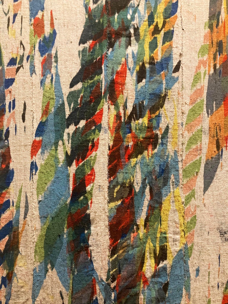 Jacques Lamy Contemporary Art "Painted Textile For Sale at 1stDibs