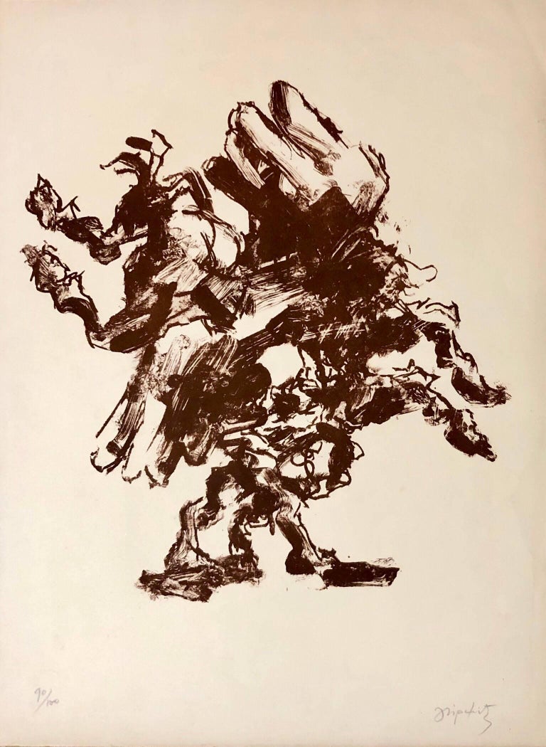 Jacques Lipchitz - Large French Modernist Cubist Lithograph Pencil ...