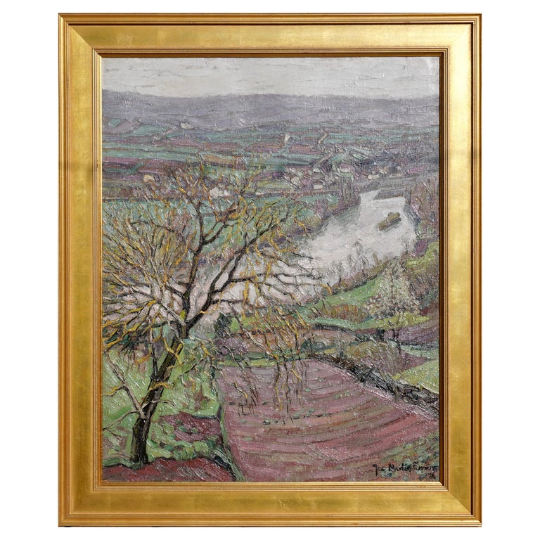 Jacques Martin Ferrieres 'French 1893-1972' Landscape For Sale at ...