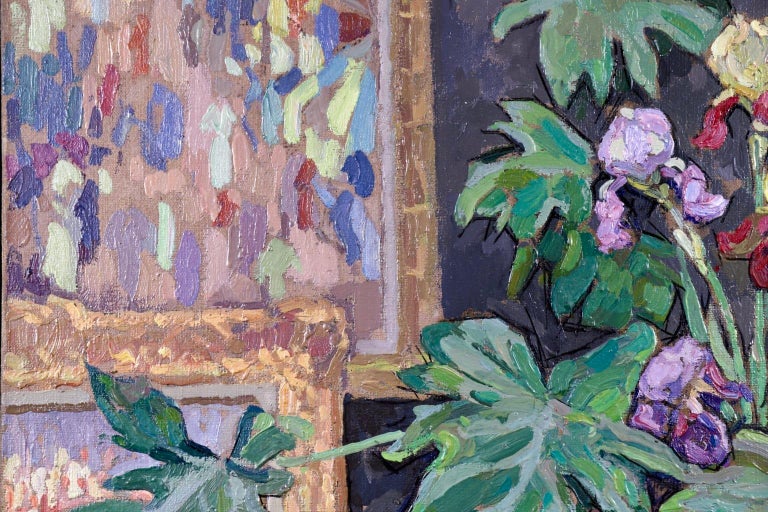Jacques Martin-Ferrières - Artist's Studio - Post Impressionist Oil ...