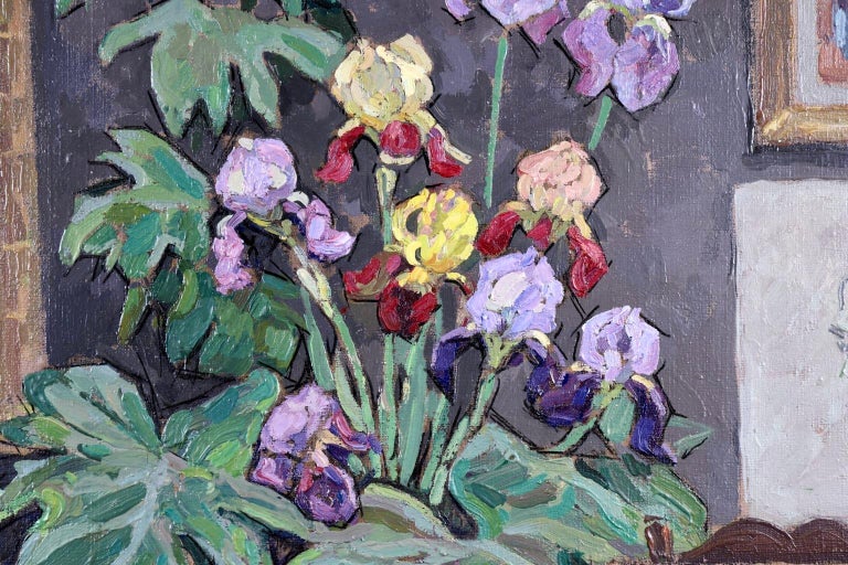 Jacques Martin-Ferrières - Artist's Studio - Post Impressionist Oil ...