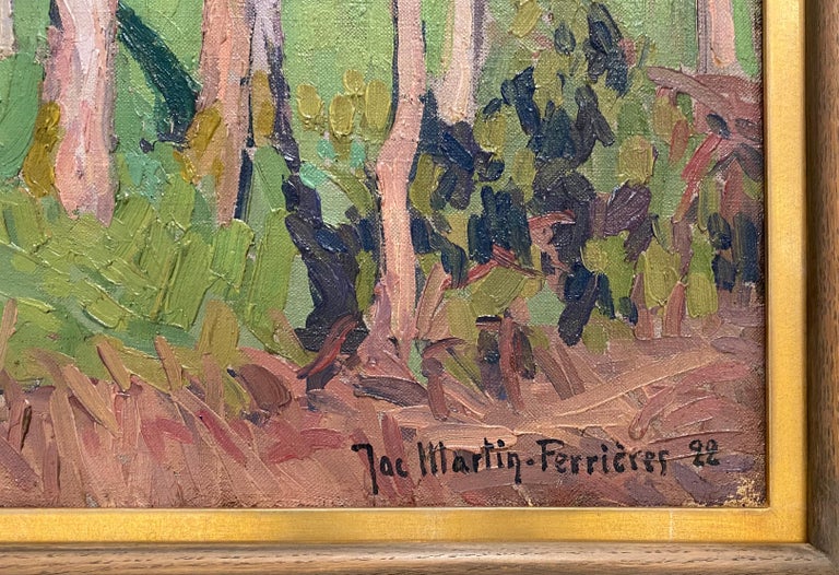 Jacques Martin-Ferrières - French Landscape, Peupliers à St Cirq ...