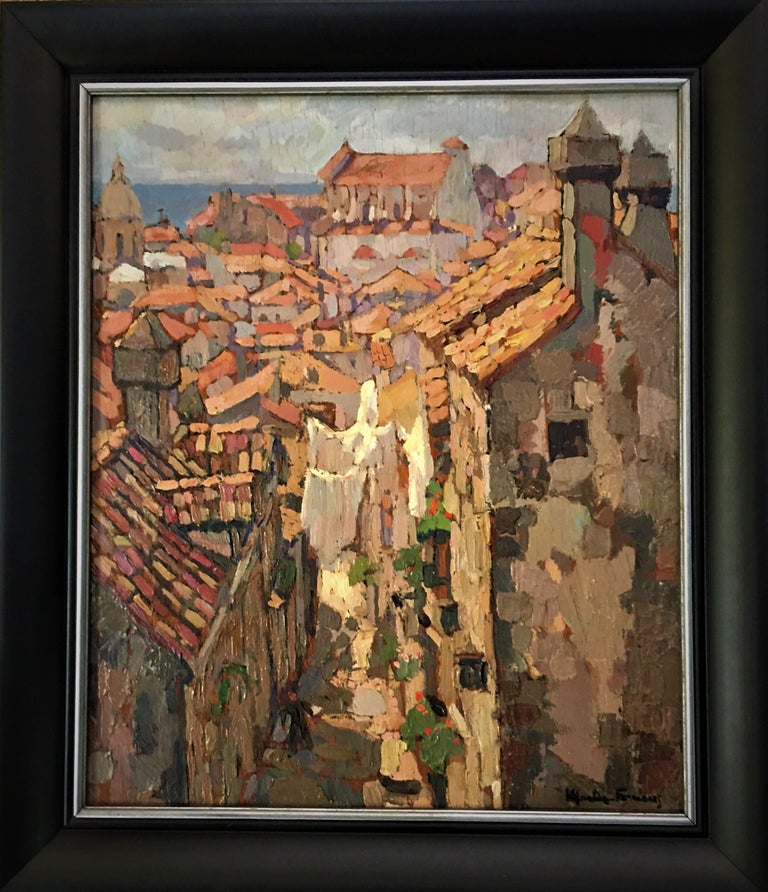 Jacques Martin-Ferrières - "Village Près de la Mer en Italie" Jacques ...