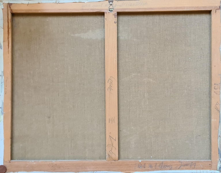 Jacques Pinon - Froid du l'Etang, French Expressionist Oil on Canvas ...