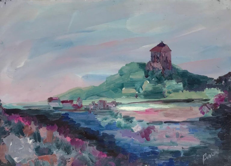 Jacques Pinon - JACQUES PINON - FRENCH EXPRESSIONIST LANDSCAPE Purple ...