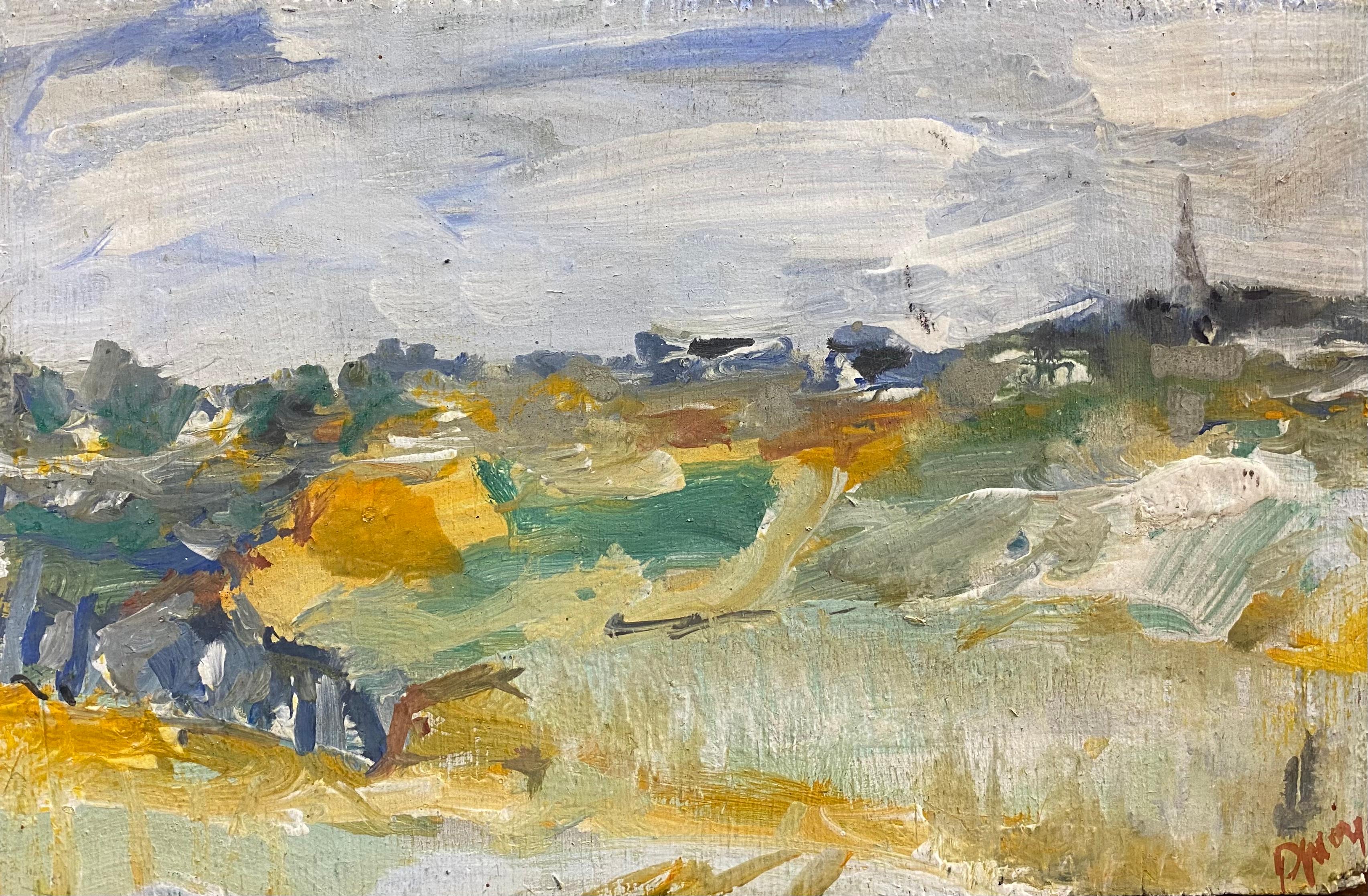 Jacques Pinon - JACQUES PINON - FRENCH SIGNED EXPRESSIONIST LANDSCAPE ...