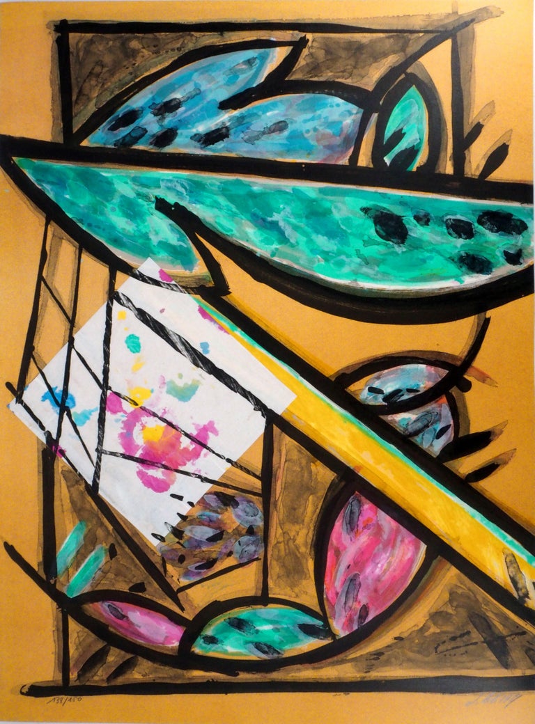 Jacques POLI - Parrots - Original Lithograph, Handsigned For Sale at ...