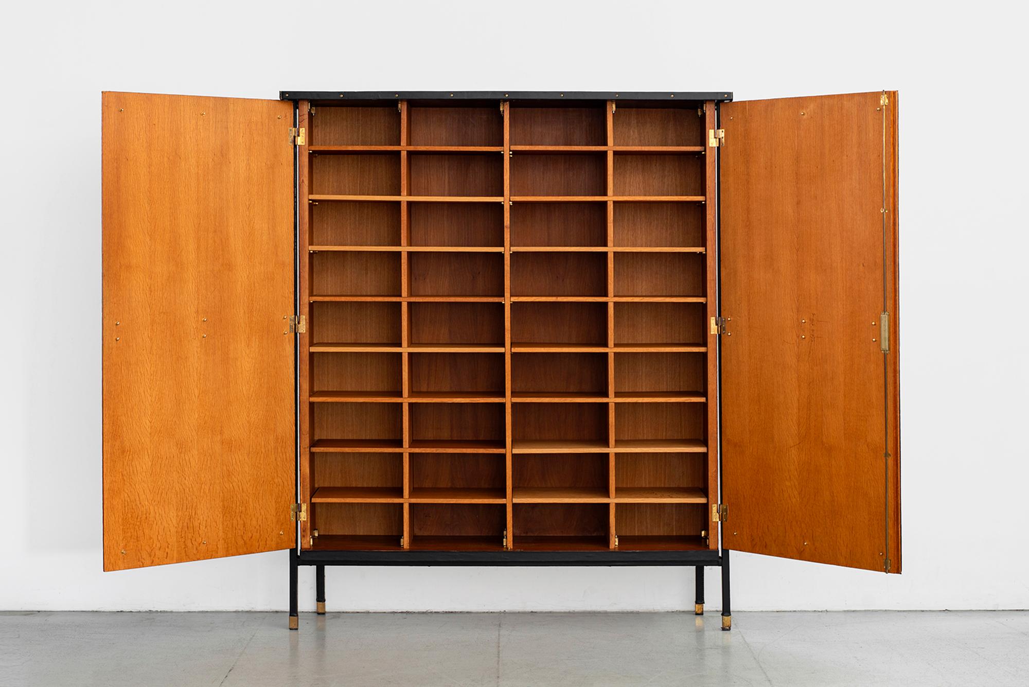 Jacques Quinet Armoire at 1stDibs | patent leather armoires