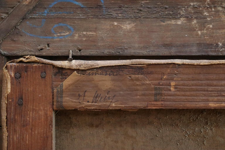 Jacques Wely - The Picnic - 19th Century Oil, Elegant Figures in ...