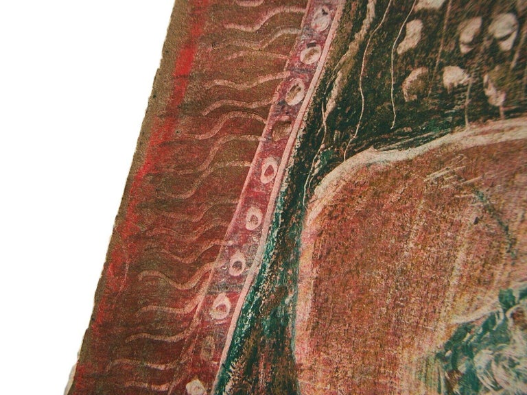 Jacquie Jacobs, 'Self Portrait', Scraped Oil Stick Drawing, Canada, C ...