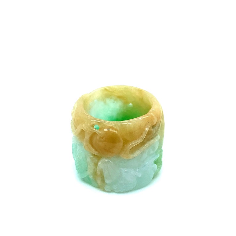 Jade "Archer's Ring" For Sale at 1stDibs