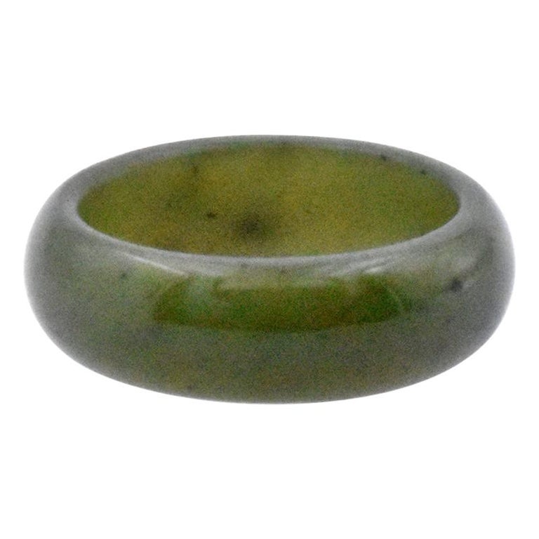 Jade Band Ring at 1stDibs