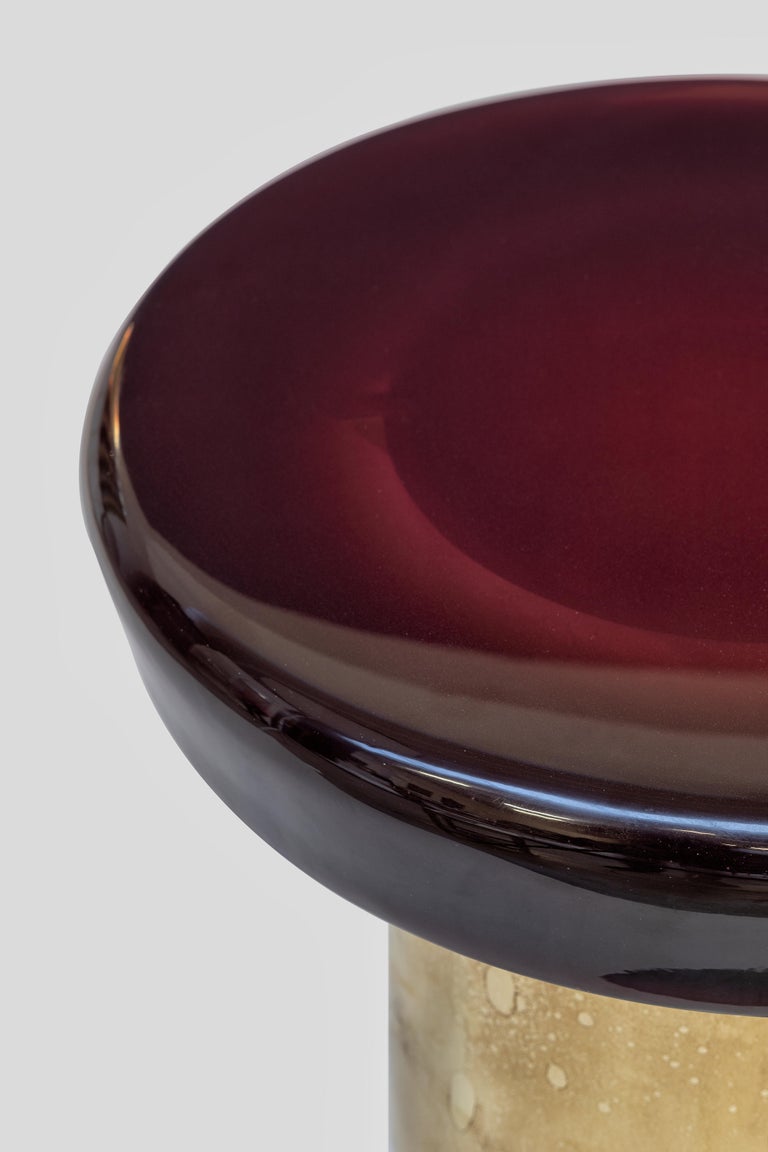 Jade Coffee Table Low by Draga&Aurel Resin and Brass, 21st Century For ...