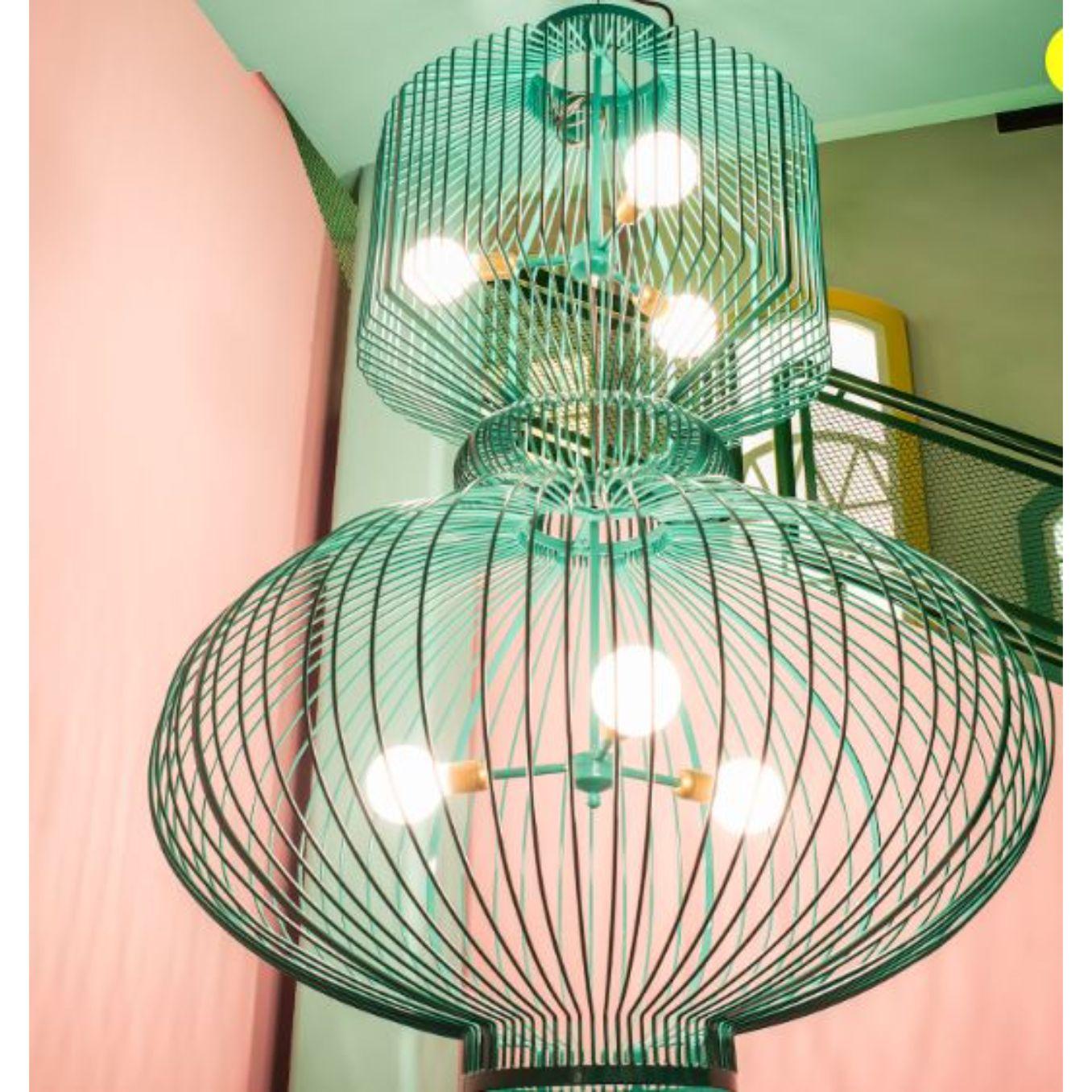Jade Revolution Suspension Lamp by Dooq For Sale at 1stDibs