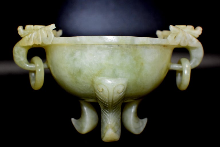 Jade Serpentine Incense Burner at 1stDibs