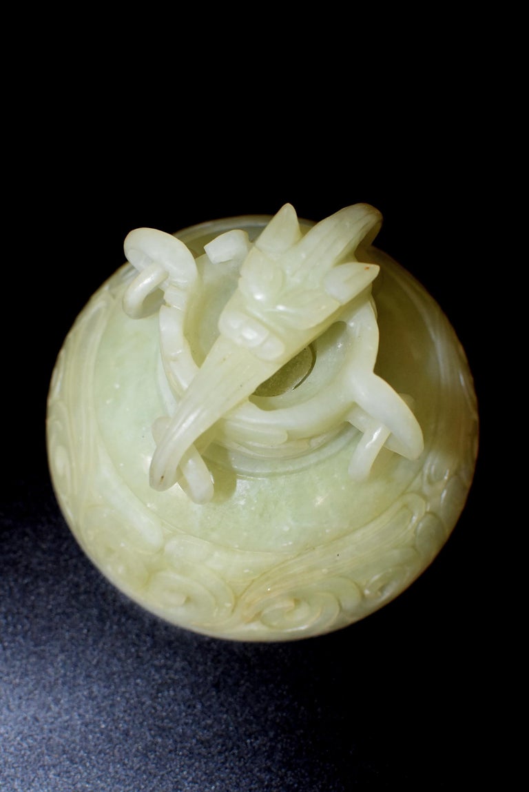 Jade Serpentine Incense Burner at 1stDibs