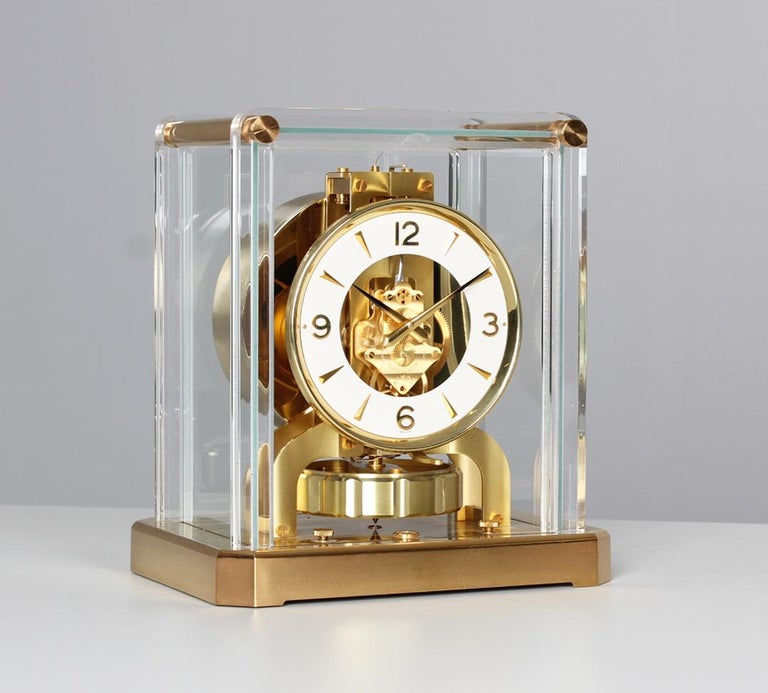 Jaeger LeCoultre, Atmos Clock from 1963, with Original Box at 1stDibs