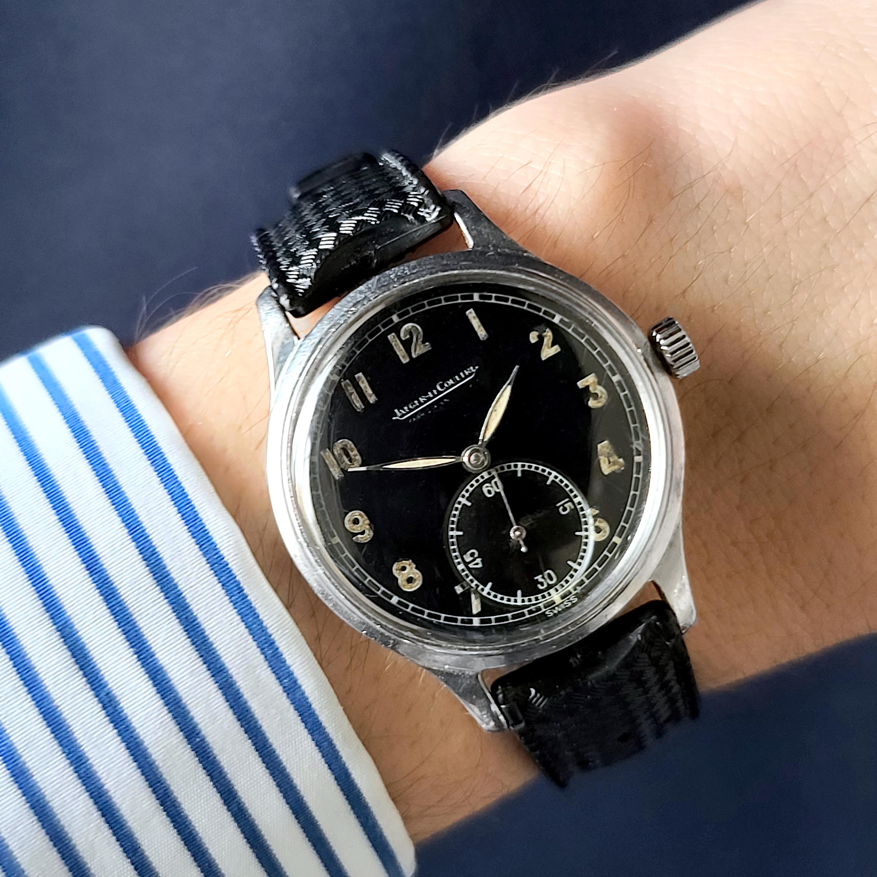 Jaeger-LeCoultre E109 WWII 1940 Military Style Officer Type Small ...