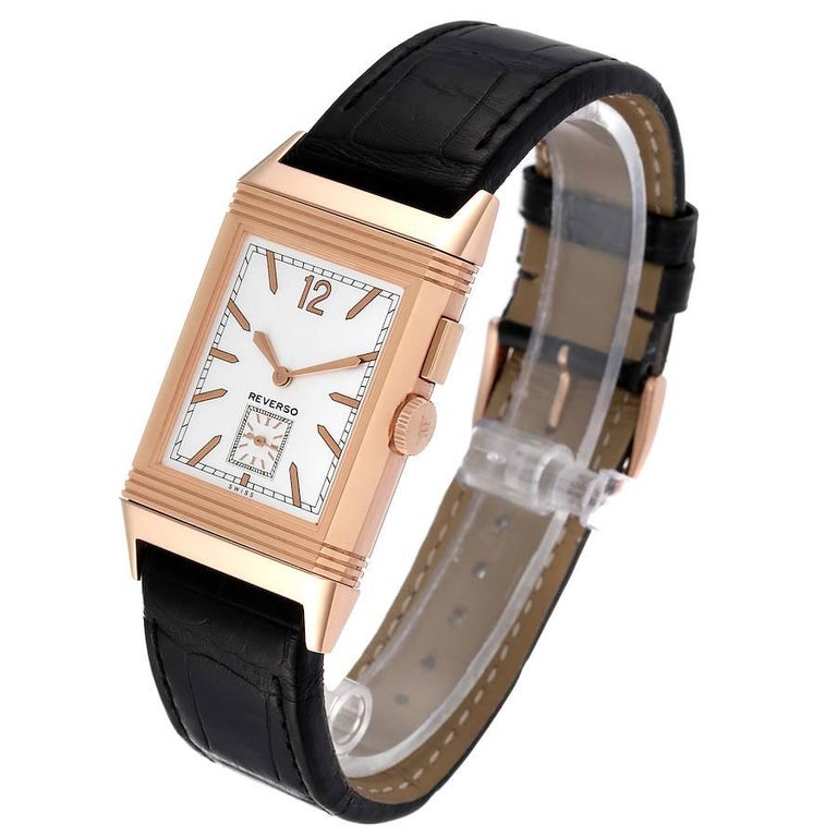 Jaeger LeCoultre Grande Reverso Duoface Rose Gold Watch 278.2.54 ...