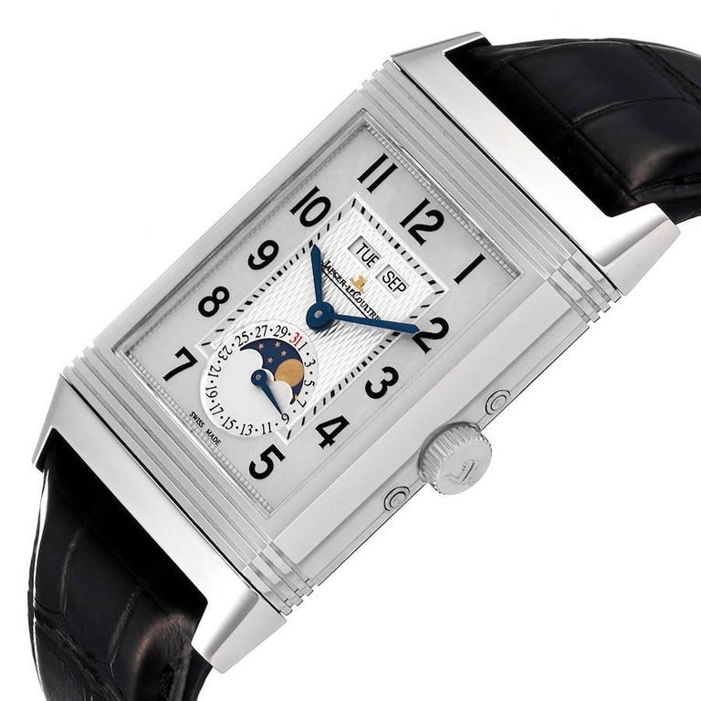 Jaeger LeCoultre Grande Reverso Moonphase Mens Watch Q3758420 Box ...