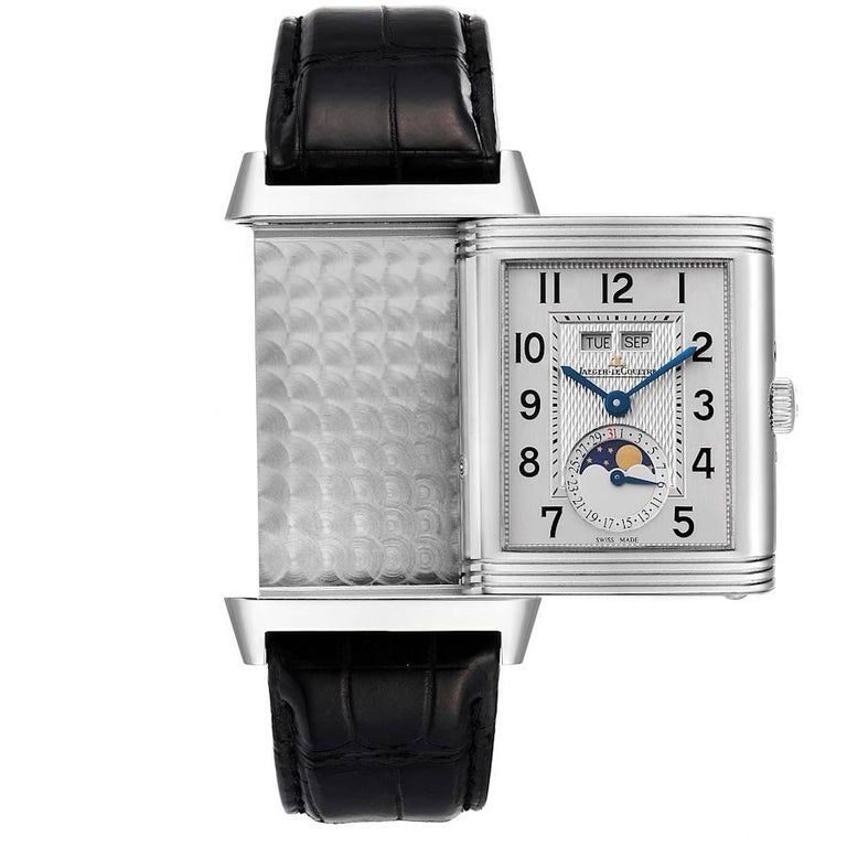 Jaeger LeCoultre Grande Reverso Moonphase Mens Watch Q3758420 Box ...