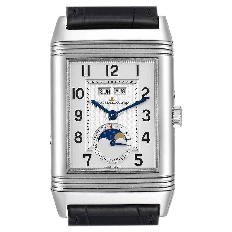 Jaeger LeCoultre Grande Reverso Moonphase Men's Watch Q3758420 Box ...