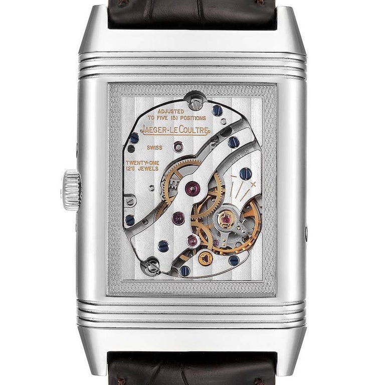 Jaeger LeCoultre Grande Reverso Moonphase Steel Mens Watch Q3758420 at ...