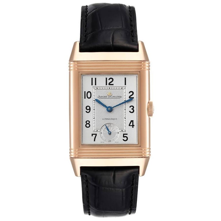 Jaeger LeCoultre Grande Reverso Rose Gold Watch 278.2.56 Q3802520 Box ...