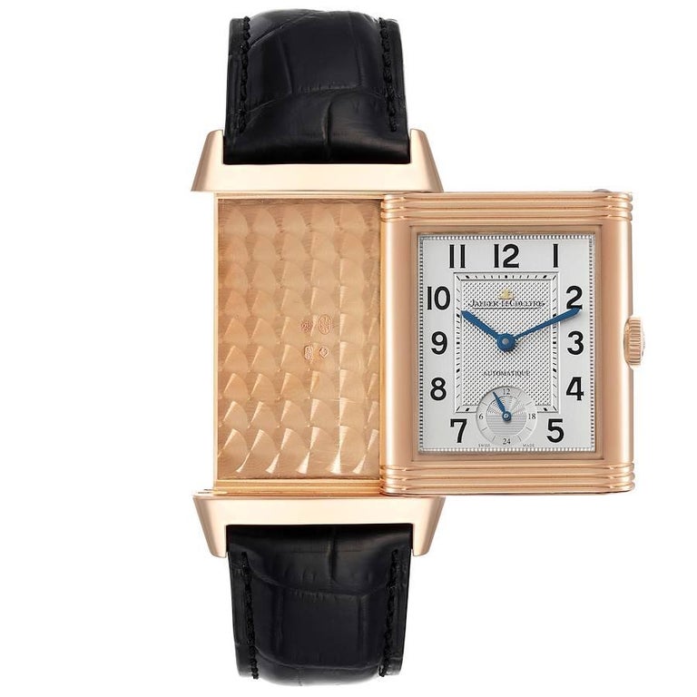 Jaeger LeCoultre Grande Reverso Rose Gold Watch 278.2.56 Q3802520 Box ...