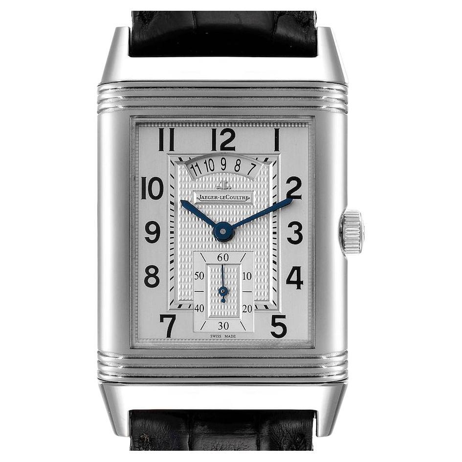 Jaeger LeCoultre Reverso Classic Large Duoface Day Night Steel Mens ...