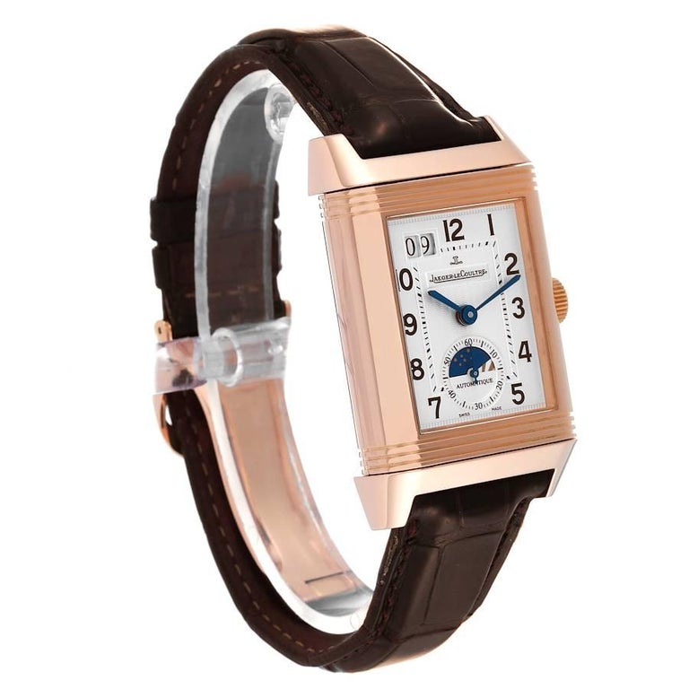 Jaeger Lecoultre Grande Reverso Sun Moon Rose Gold Mens Watch 240.272 ...