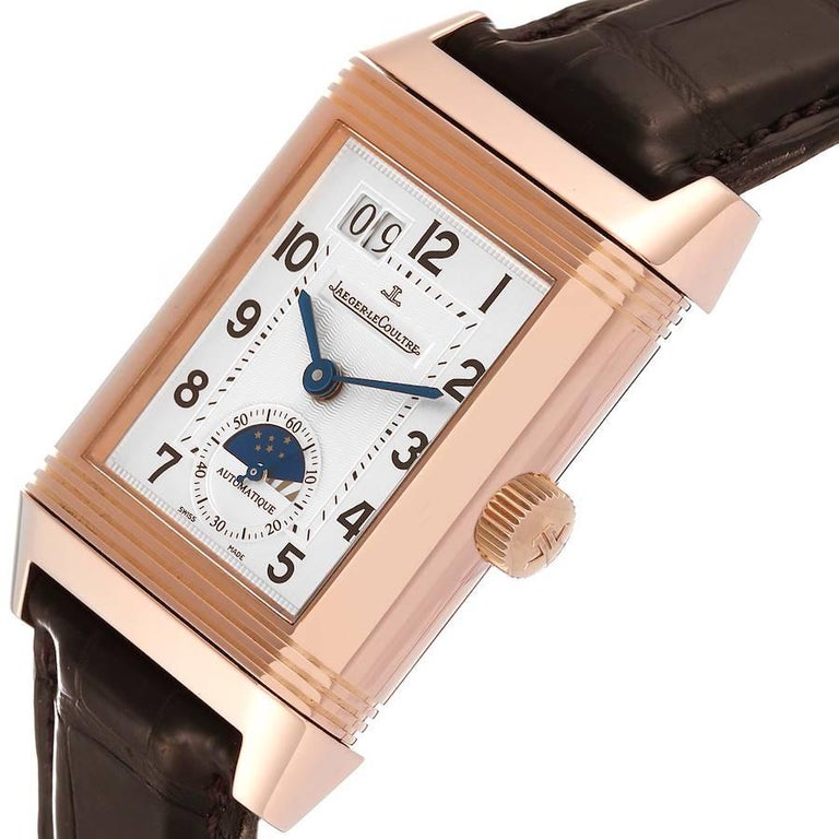 Jaeger Lecoultre Grande Reverso Sun Moon Rose Gold Mens Watch 240.272 ...
