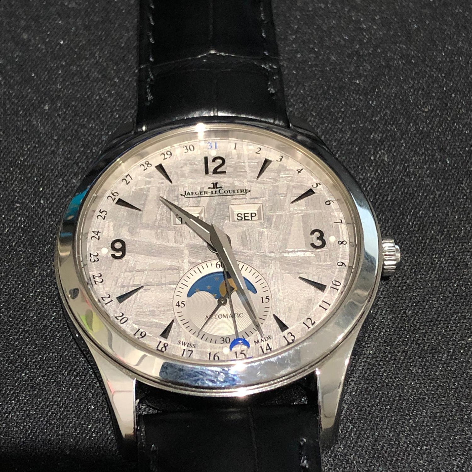 Jaeger-LeCoultre Master Calendar Men's Meteorite Stainless Steel Watch ...