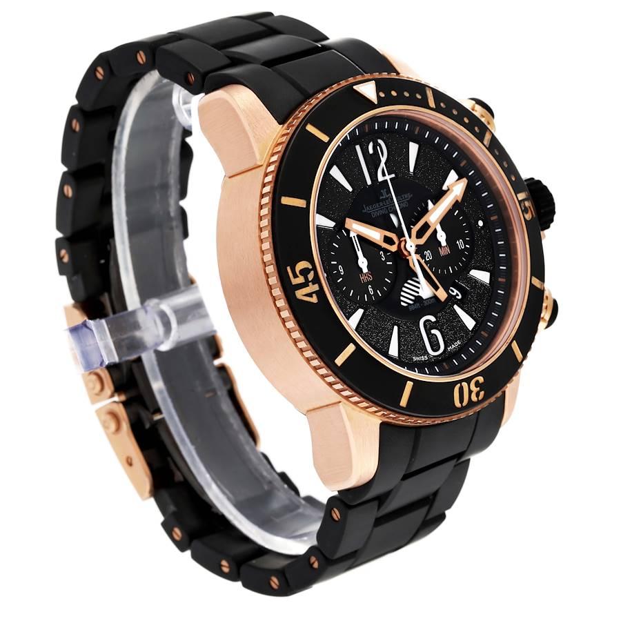 Jaeger Lecoultre Master Compressor Diving GMT LE Rose Gold Mens Watch ...