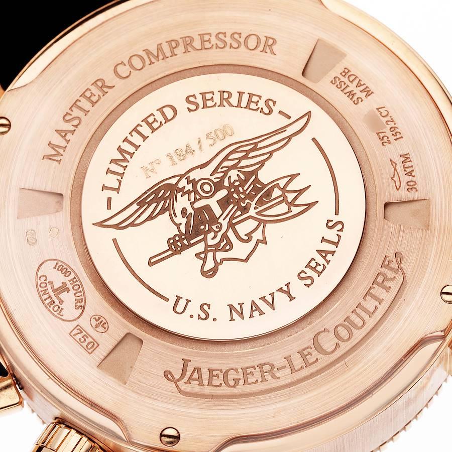 Jaeger Lecoultre Master Compressor Diving GMT LE Rose Gold Mens Watch ...