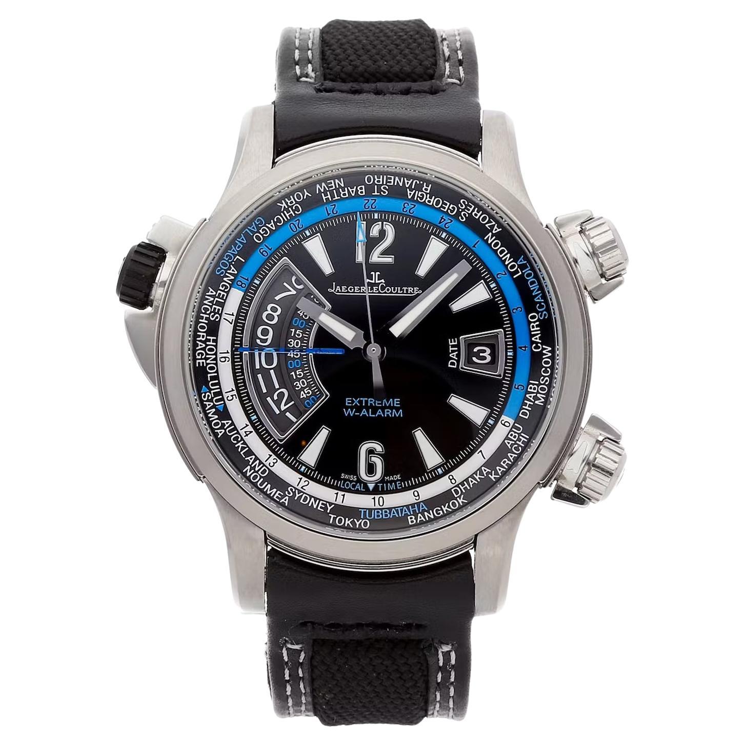 Jaeger LeCoultre Stainless Steel Master Compressor Dualmatic Wristwatch ...