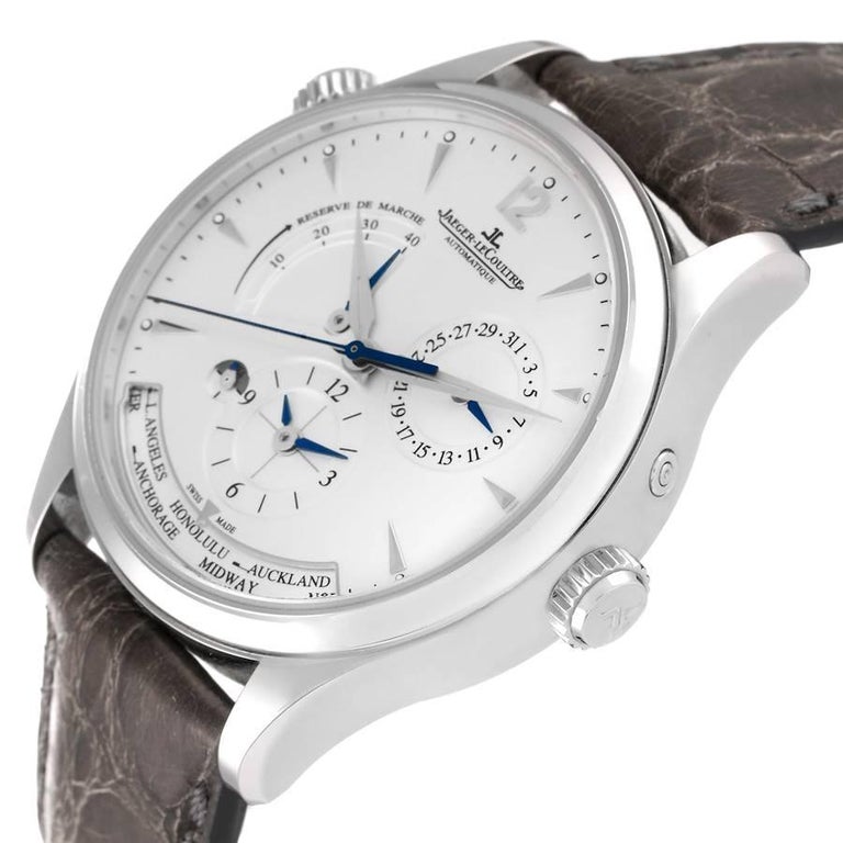 Jaeger Lecoultre Master Geographic Mens Watch 176.8.29.S Q1428421 Box ...