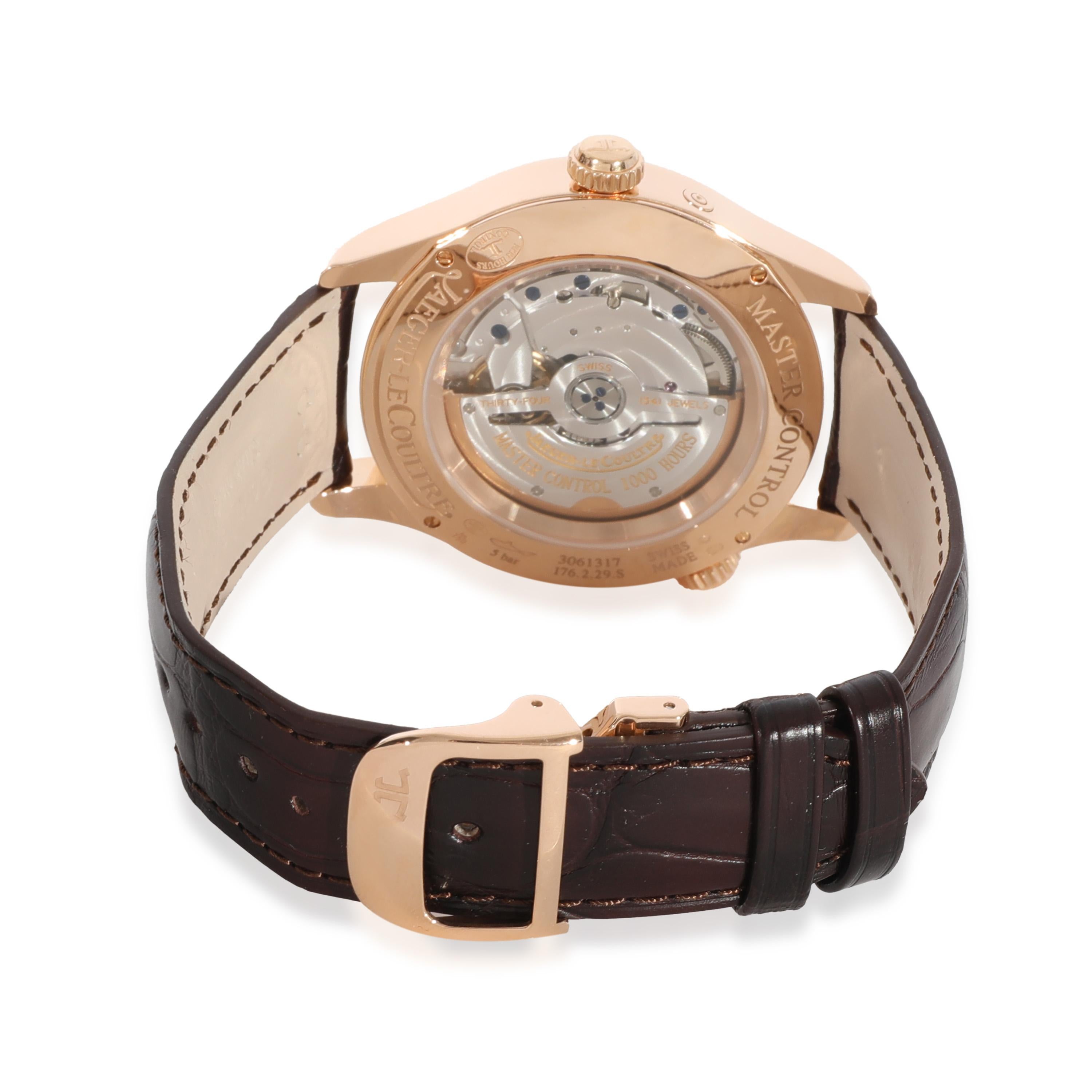 Jaeger-LeCoultre Master Geographic Q1422421 Men's Watch in 18kt Rose ...