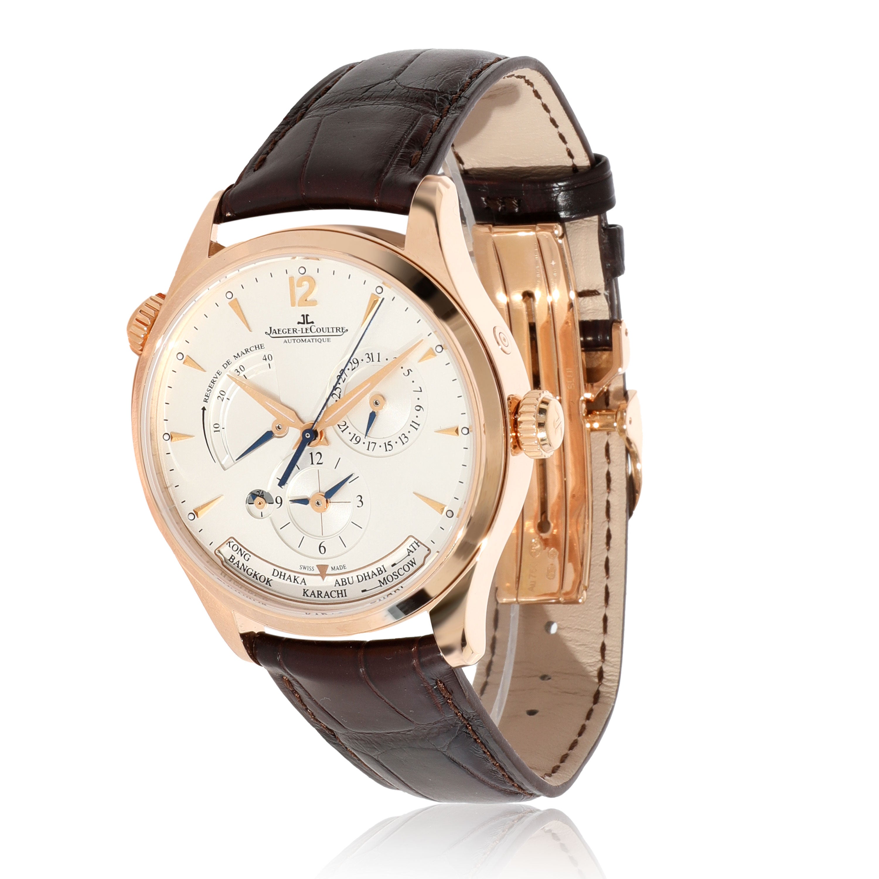 Jaeger-LeCoultre Master Eight Day Q1602420 Men's Watch in 18kt Rose ...