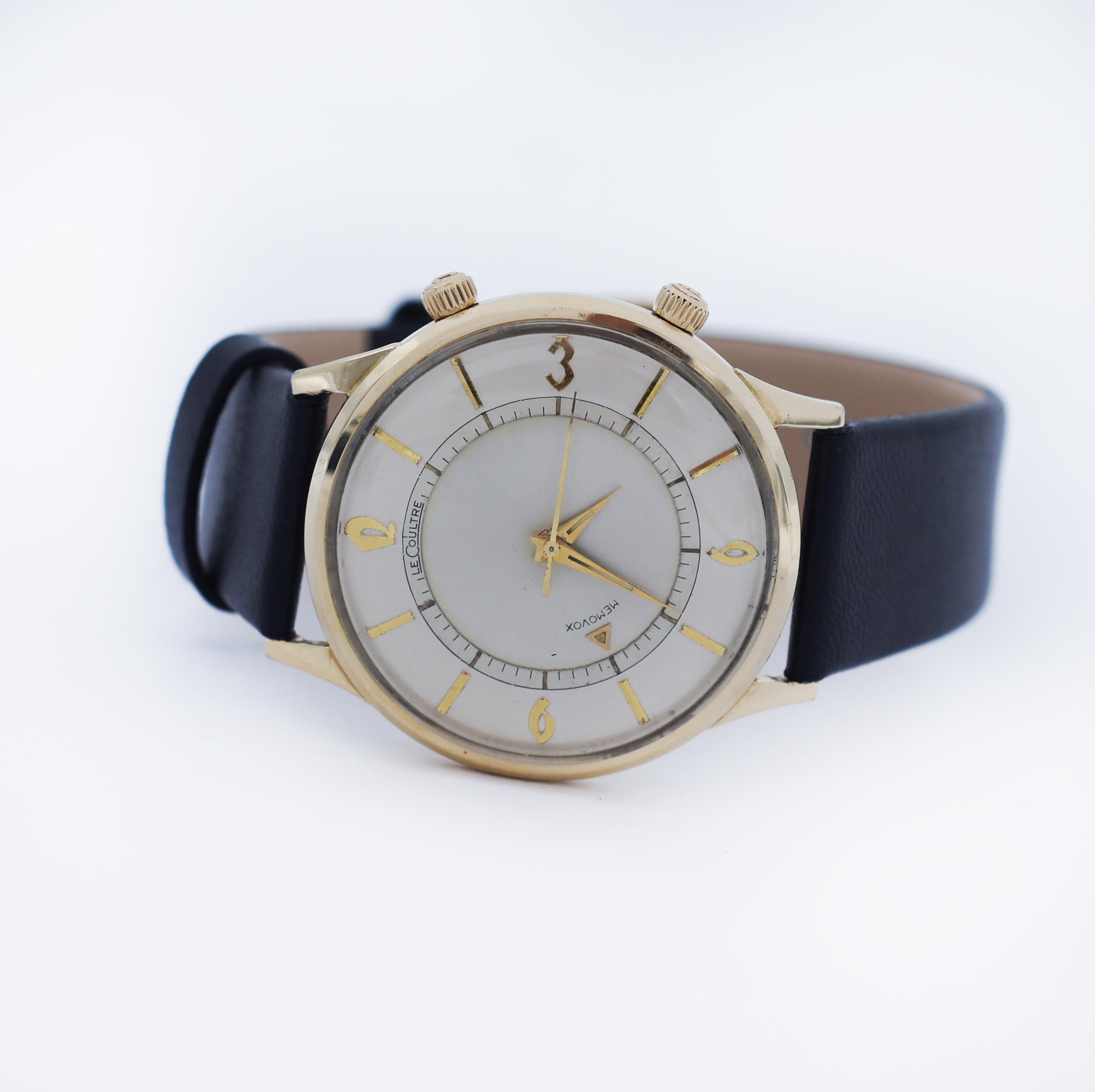 Jaeger-Lecoultre Memovox 10K Gold Filled Watch For Sale at 1stDibs