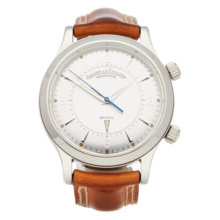 Jaeger-LeCoultre Memovox Alarm Stainless Steel 114.8.94 at 1stDibs