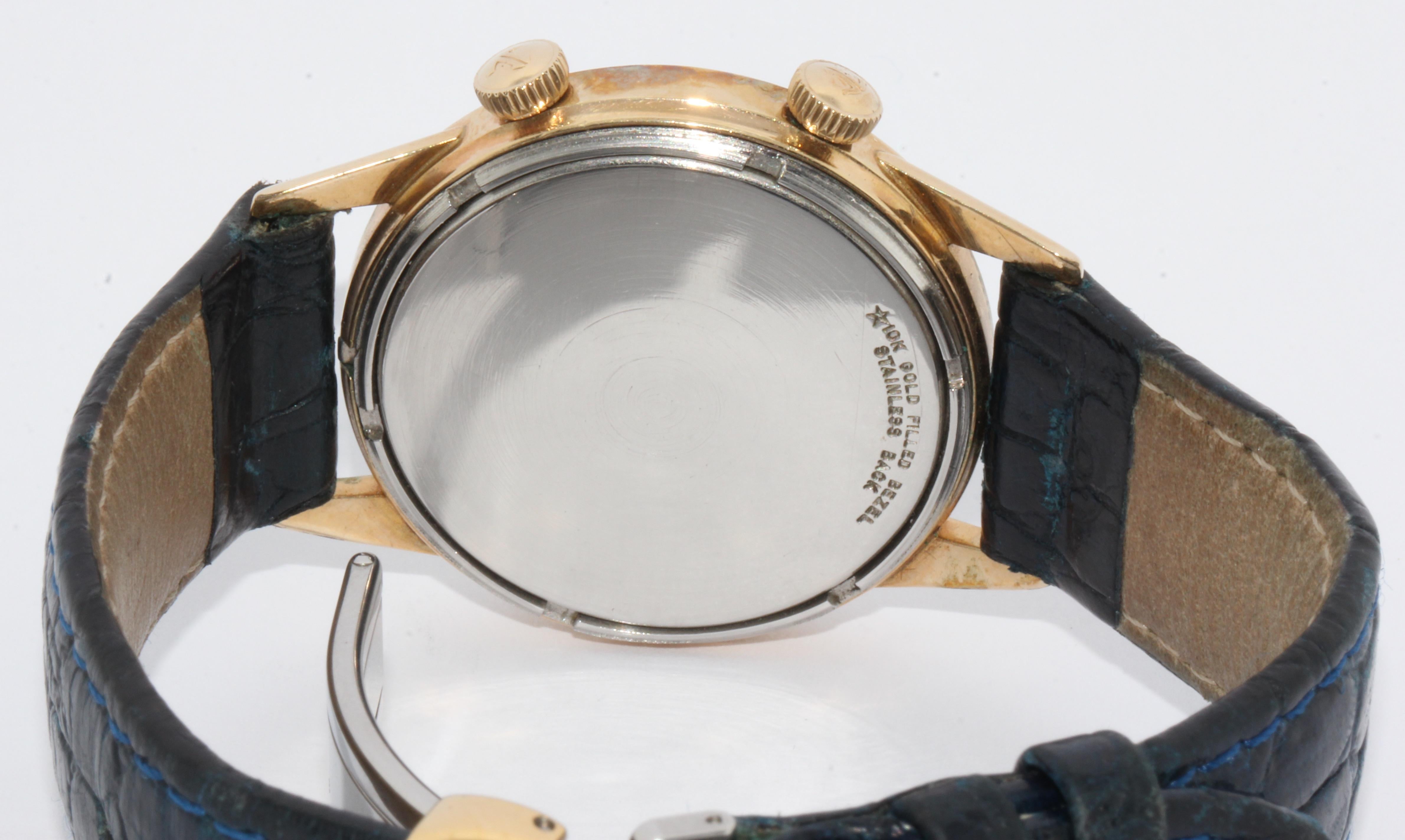 Jaeger LeCoultre Memovox World Time Alarm Vintage Wristwatch For Sale ...