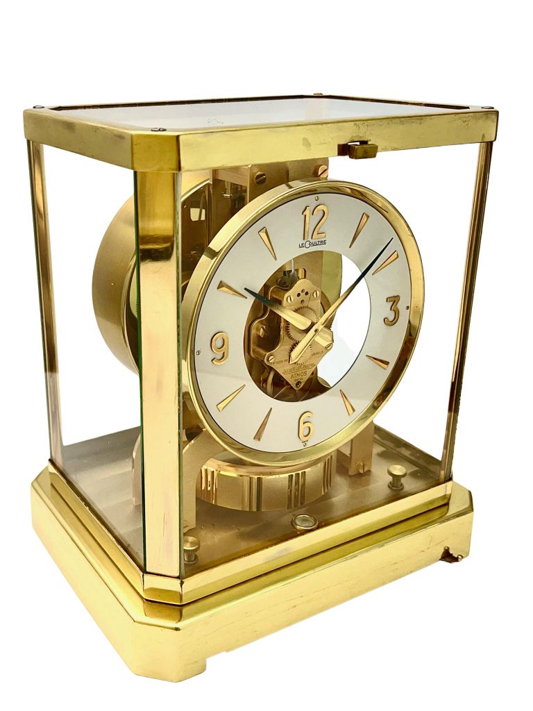 Jaeger LeCoultre Mid Century Atmos Clock Model 528-8 at 1stDibs