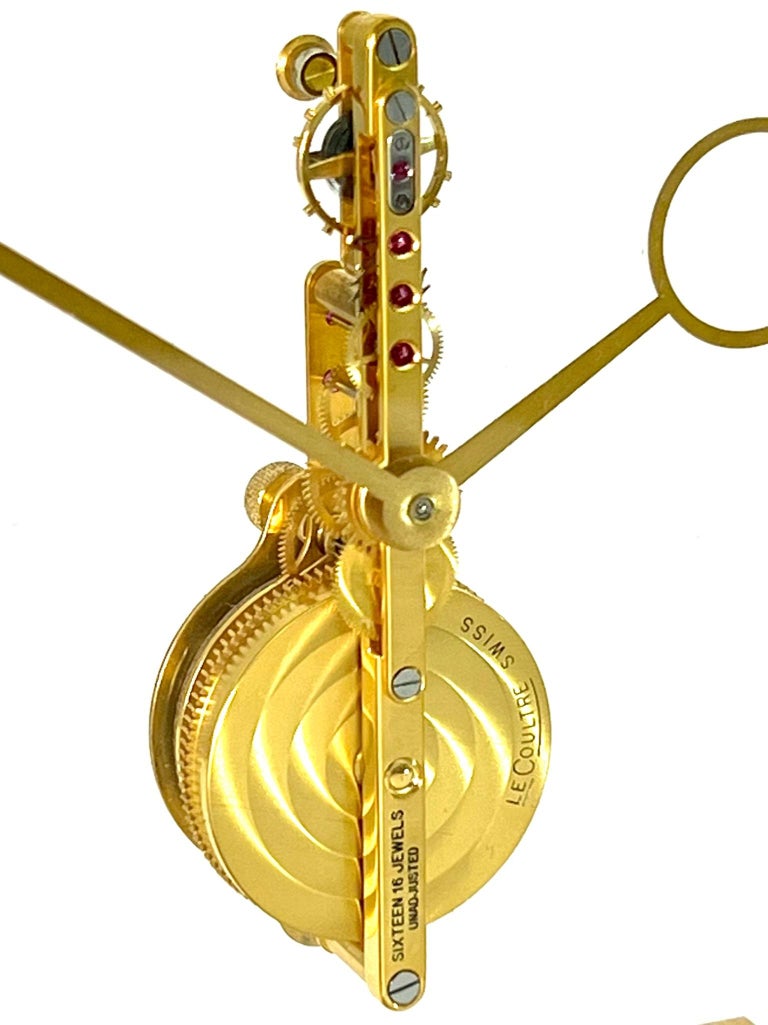 Jaeger LeCoultre Mid Century Skeleton Clock at 1stDibs