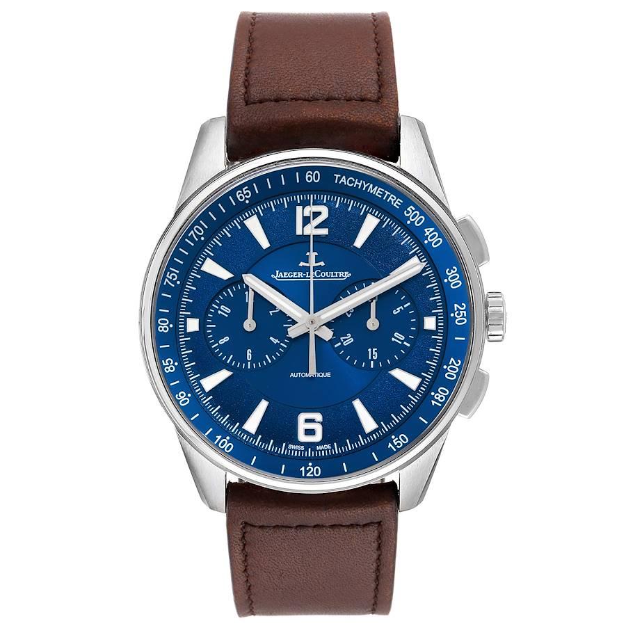 Jaeger Lecoultre Polaris Blue Dial Steel Watch 842.8.C1.s Q9028480 Box ...