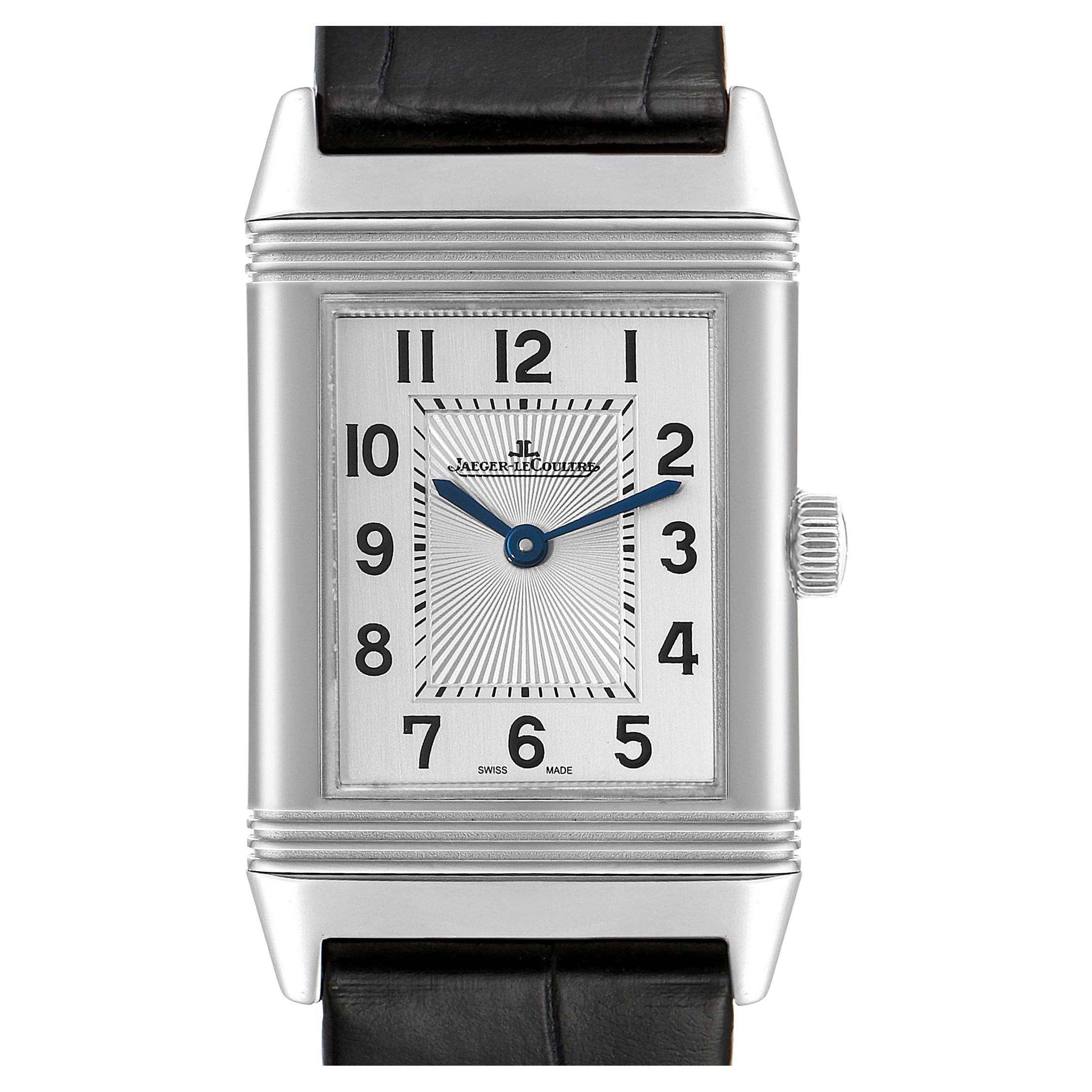 Jaeger LeCoultre Reverso Vintage Gents Steel Silver Dial Manual Wind ...