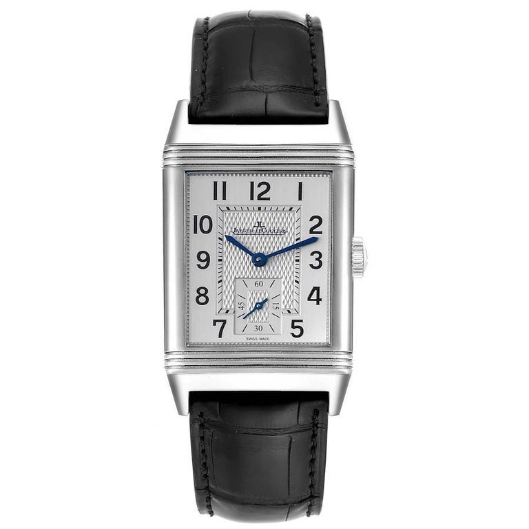 Jaeger Lecoultre Reverso Classic Steel Mens Watch 214.8.62 Q3858520 For ...