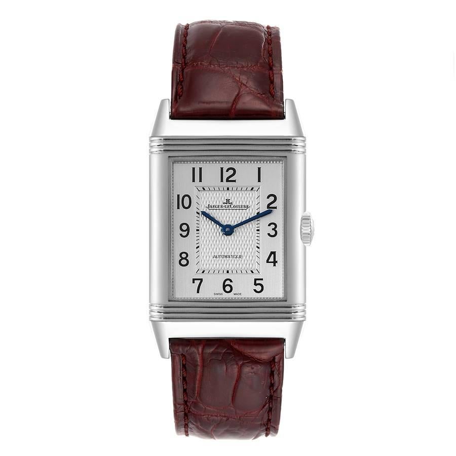 Jaeger LeCoultre Reverso Classic Steel Mens Watch 214.8.S5 Q3828420 For ...